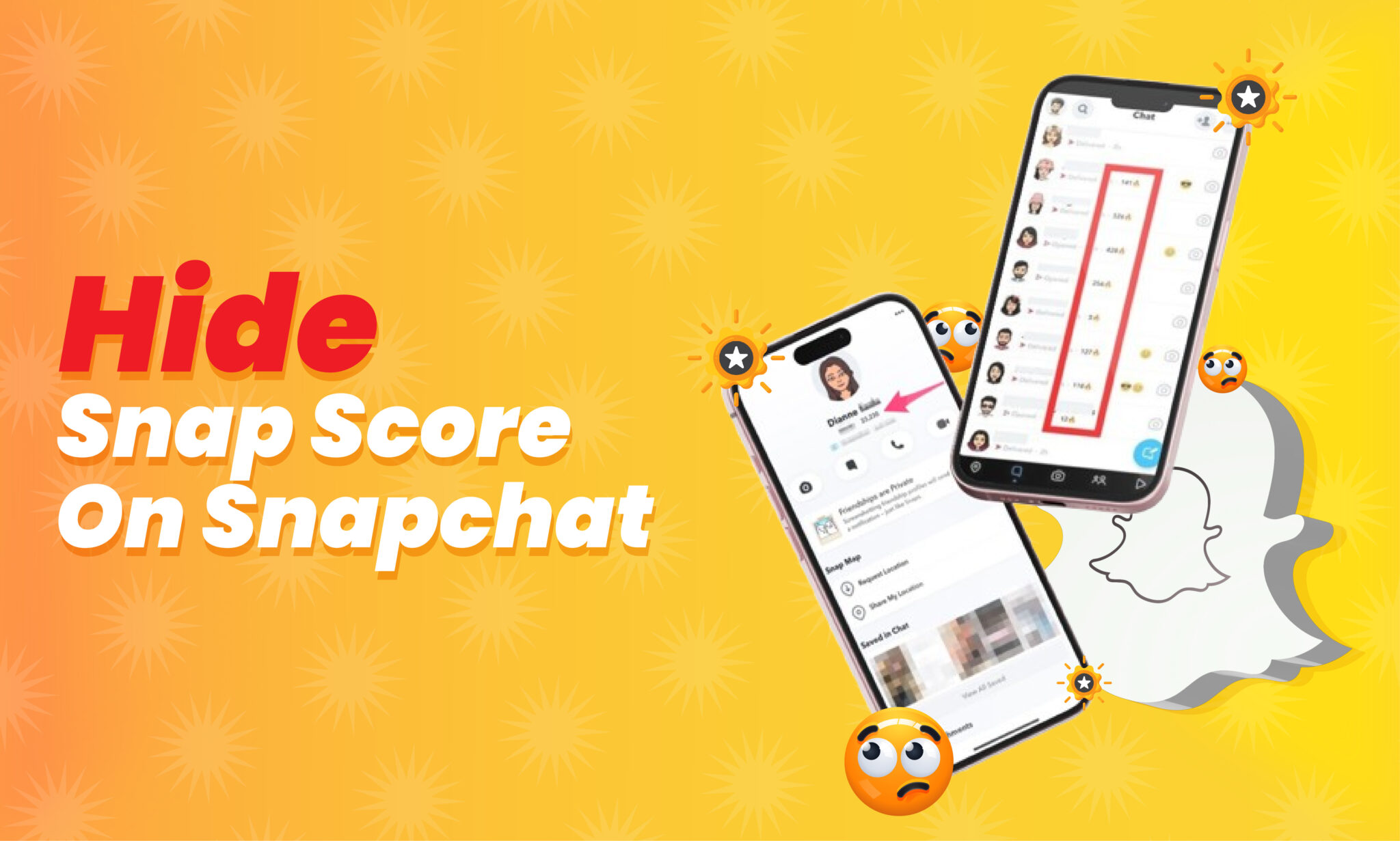How to Hide Snap Score on Snapchat in 2025