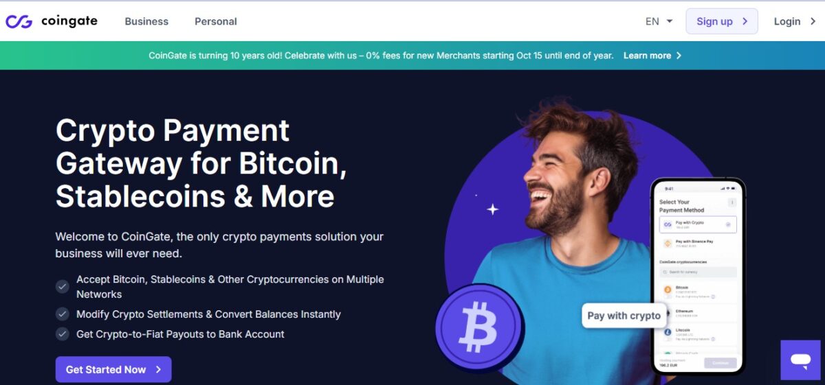 CoinGate Review 2025: Details, Ratings, Pros & Cons